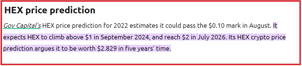 Prediction: When Could Hex Reach $1?