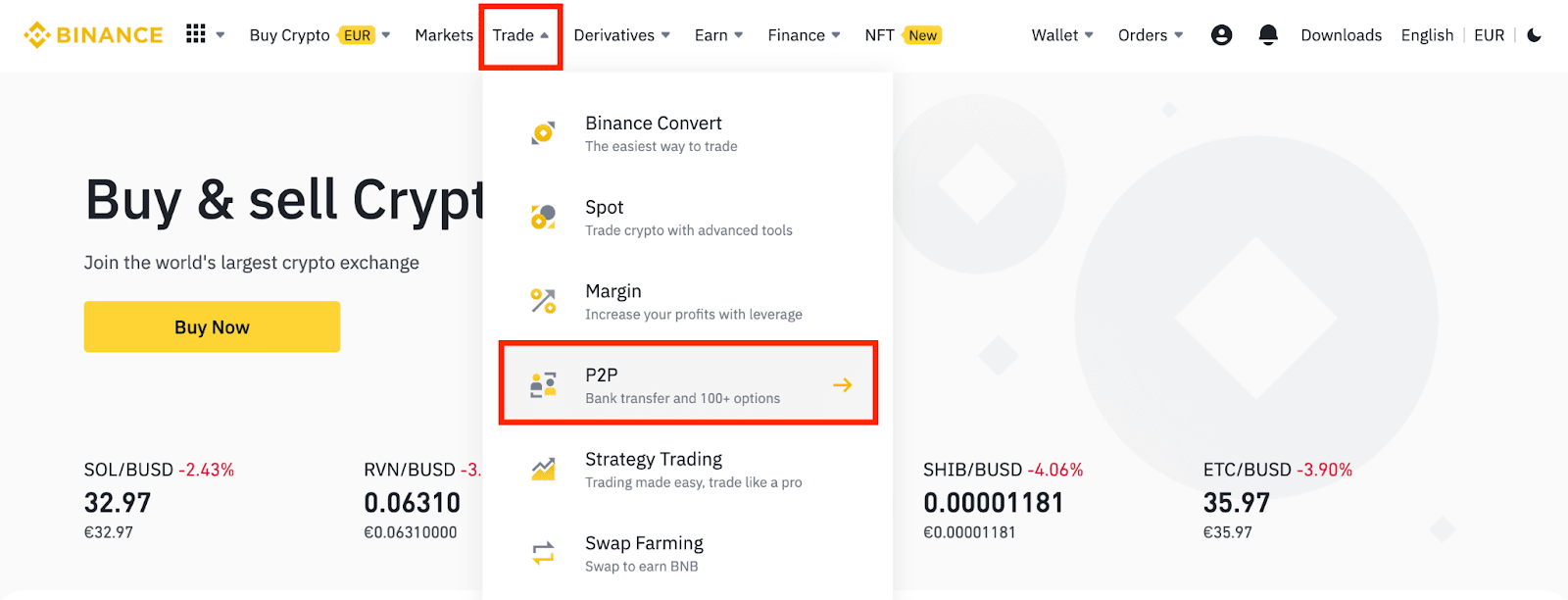 How to Buy Pepe Coin (PEPE) on Binance