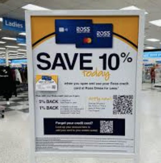 Does Ross have a Credit Card?