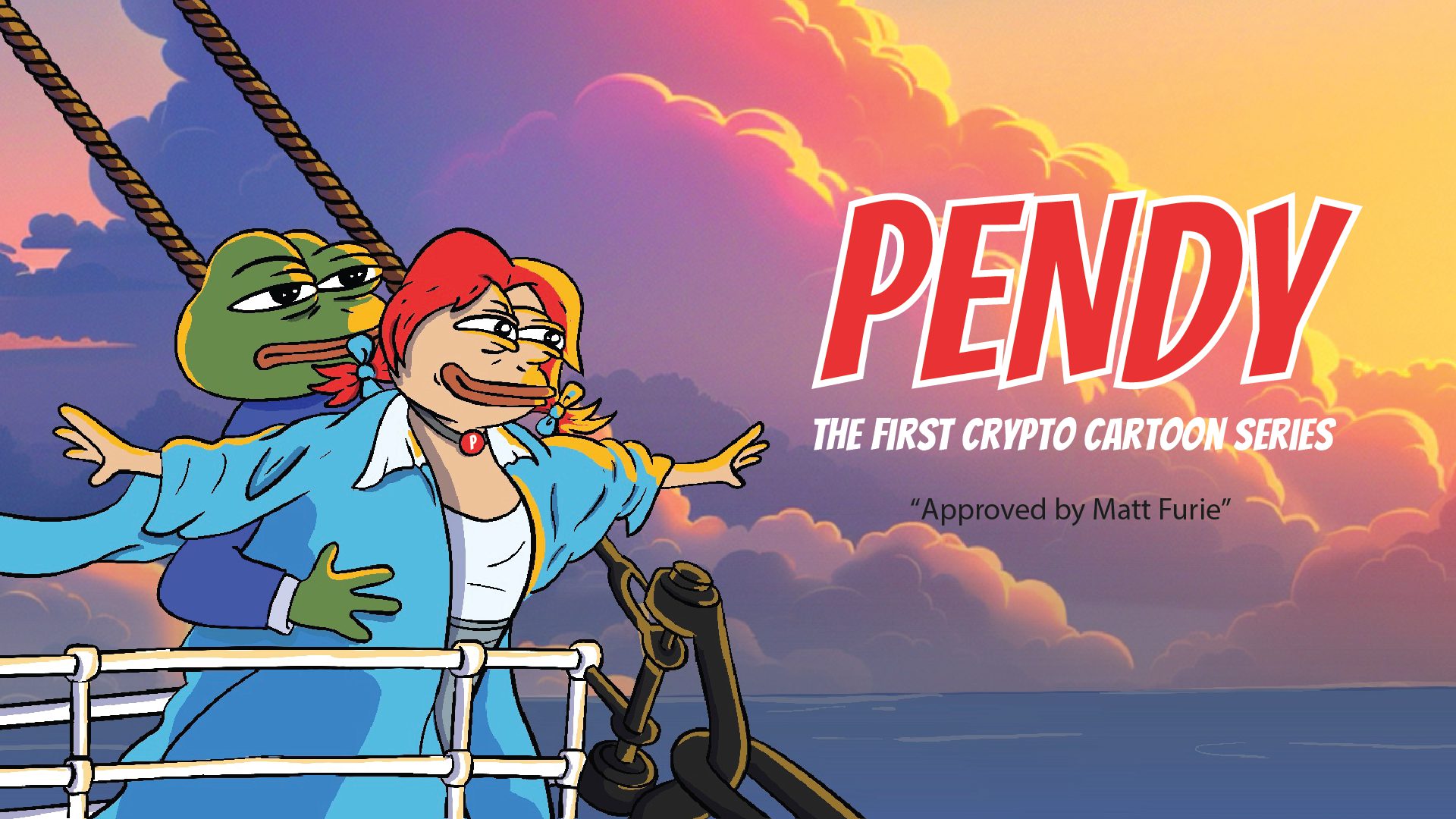 Pendy the First Crypto Cartoon Approved by Matt Furie