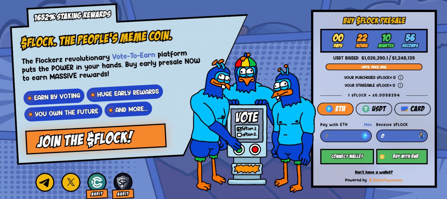 Flockerz Raises Over $1 Million in Viral ICO – Is it the Next Meme Coin ...