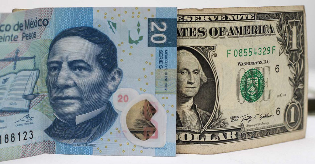 Dollar to peso mexicano today store
