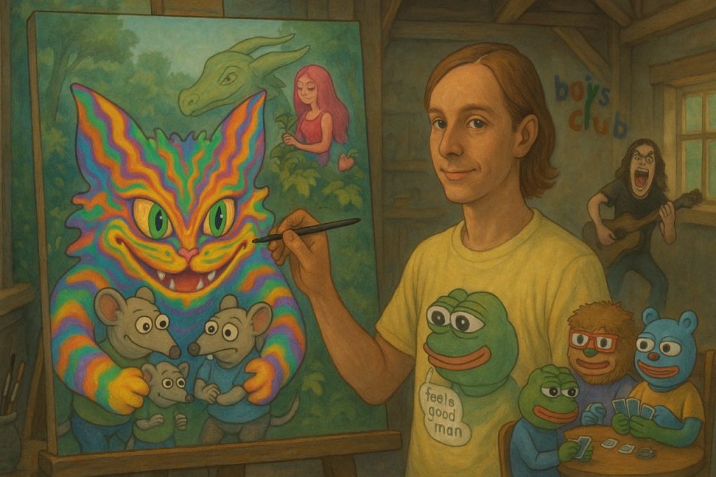GASSPAS the Cat Confirmed in Matt Furie’s New Book ‘Cortex Vortex ...