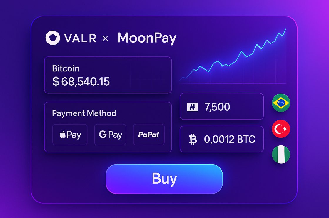 Valr x MoonPay Unlocks Crypto Access in 180+ Countries