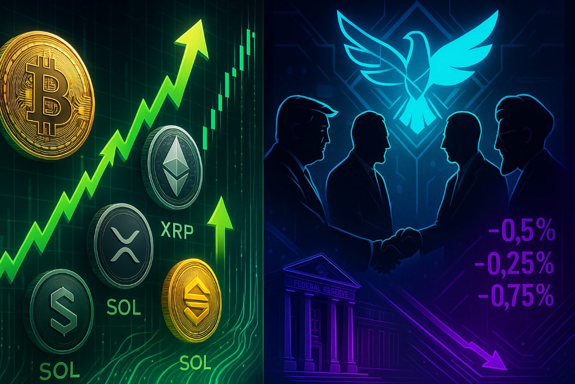 Bitcoin, ETH, XRP & SOL Soar After Ceasefire, Fed Cuts