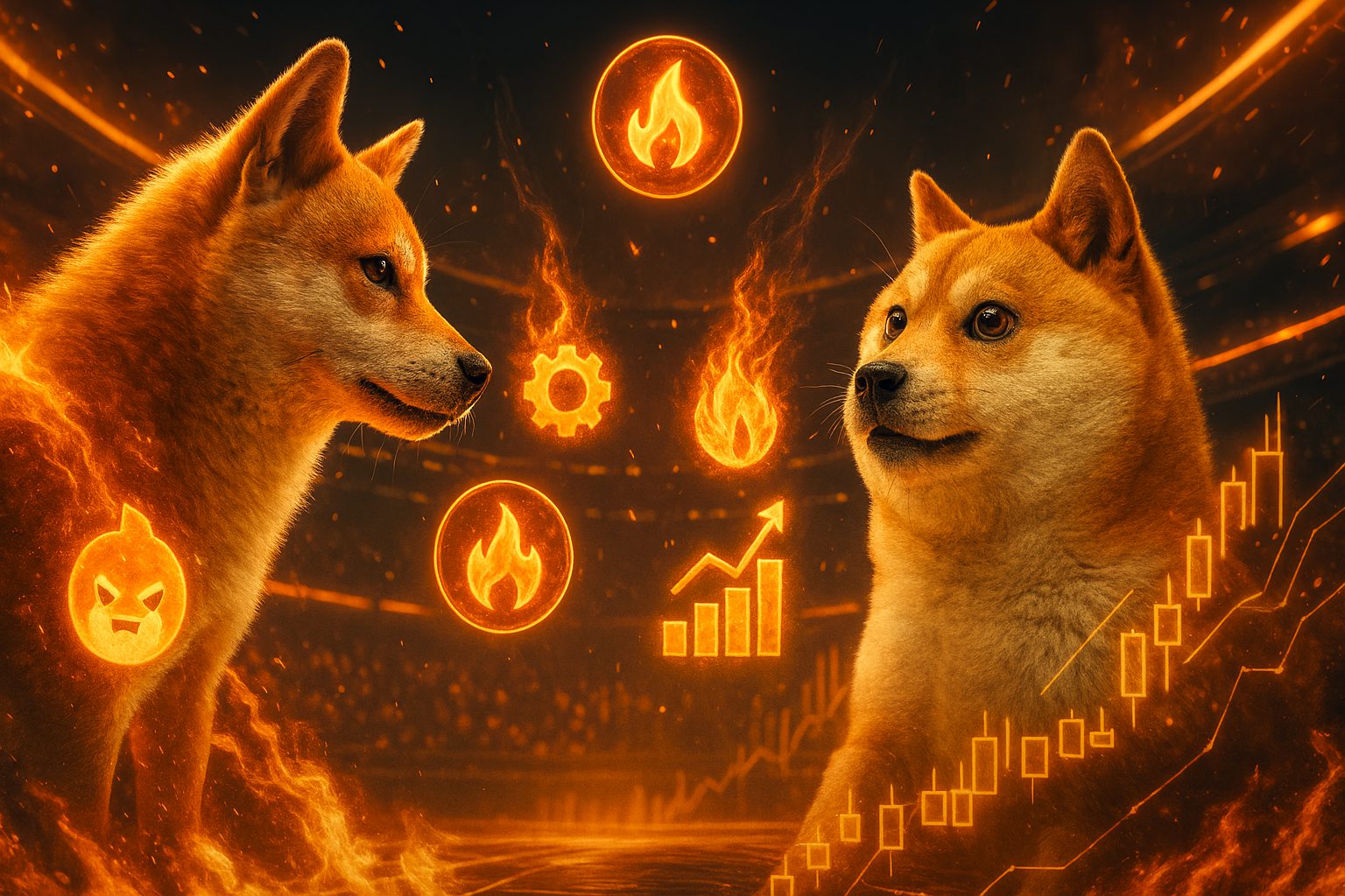 SHIB vs DOGE: Utility & Burn Battle