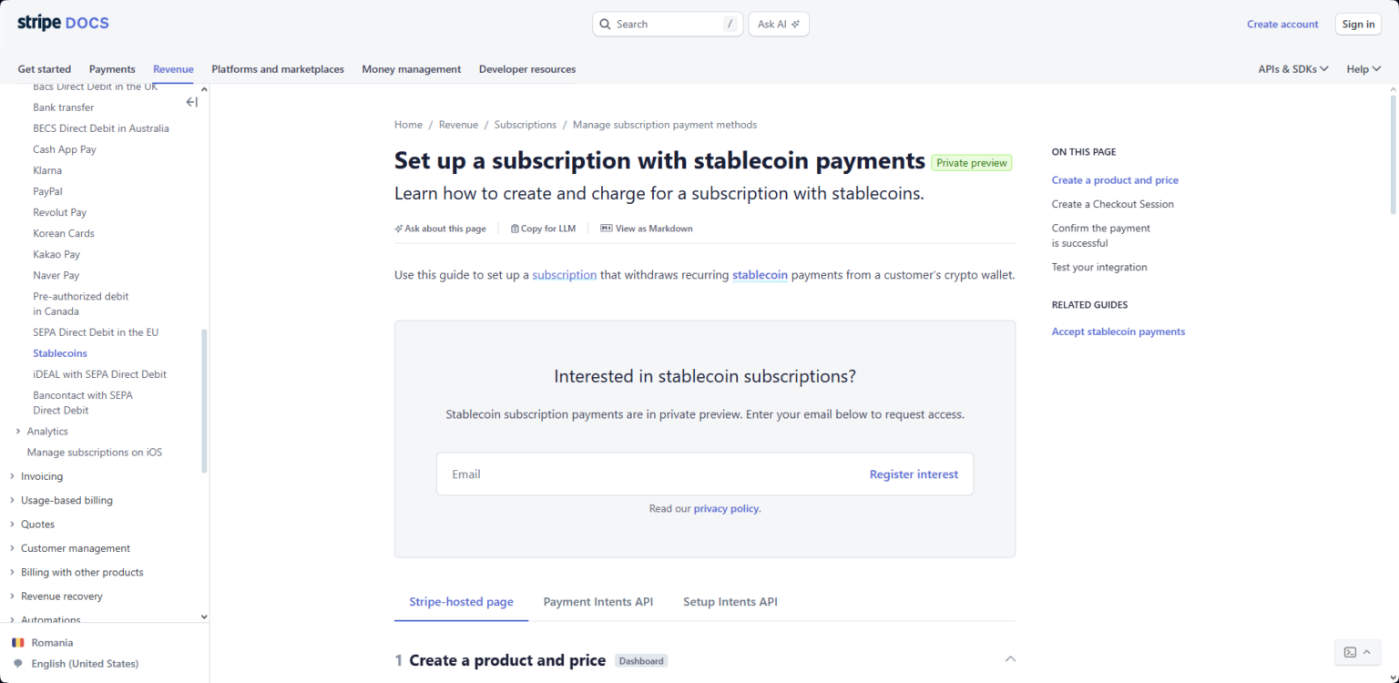 Stripe Launches USDC Subscriptions on Base & Polygon